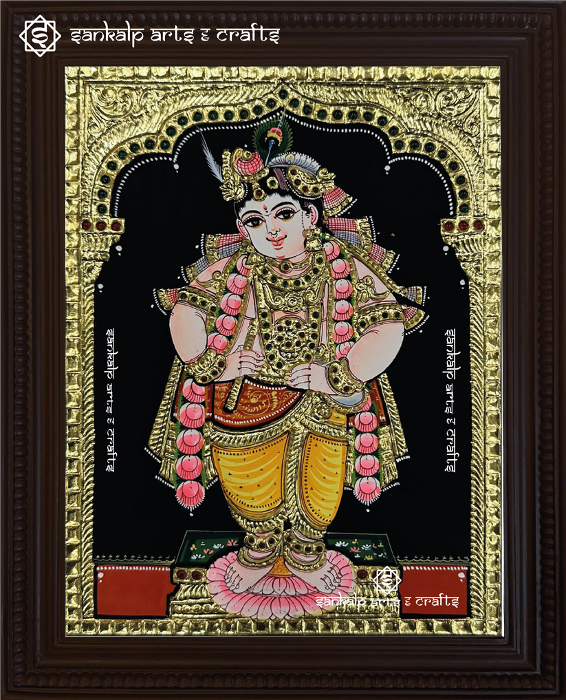 Vithoba Krishna Tanjore Painting – SANKALP ARTS & CRAFTS